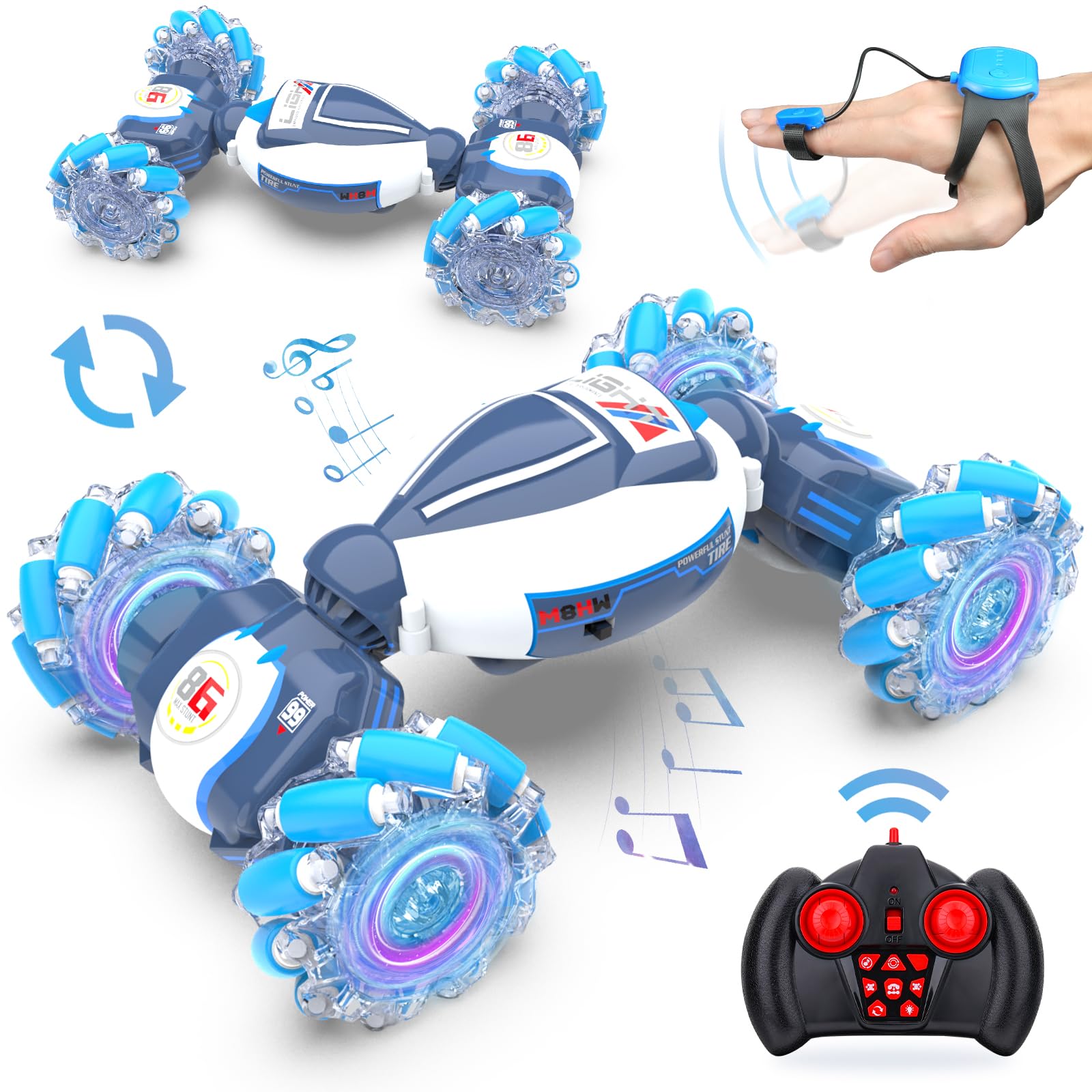 Nitigo Gesture RC Car Hand Controlled RC Car Toys for Boys Girls 6-12 ...