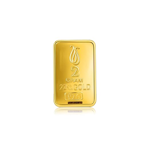Buy Senco Gold 22k (916) 2 gram Yellow Gold Bar Online at Low Prices in ...