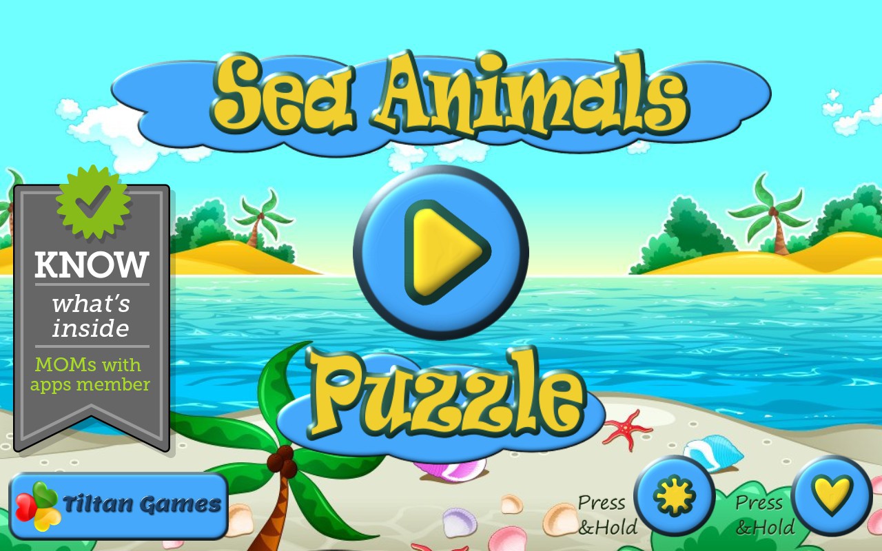 Sea Animals Puzzles - Preschool and Kindergarten Learning Games for ...