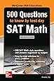Amazon.com: 500 SAT Math Questions to Know by Test Day, Second Edition ...