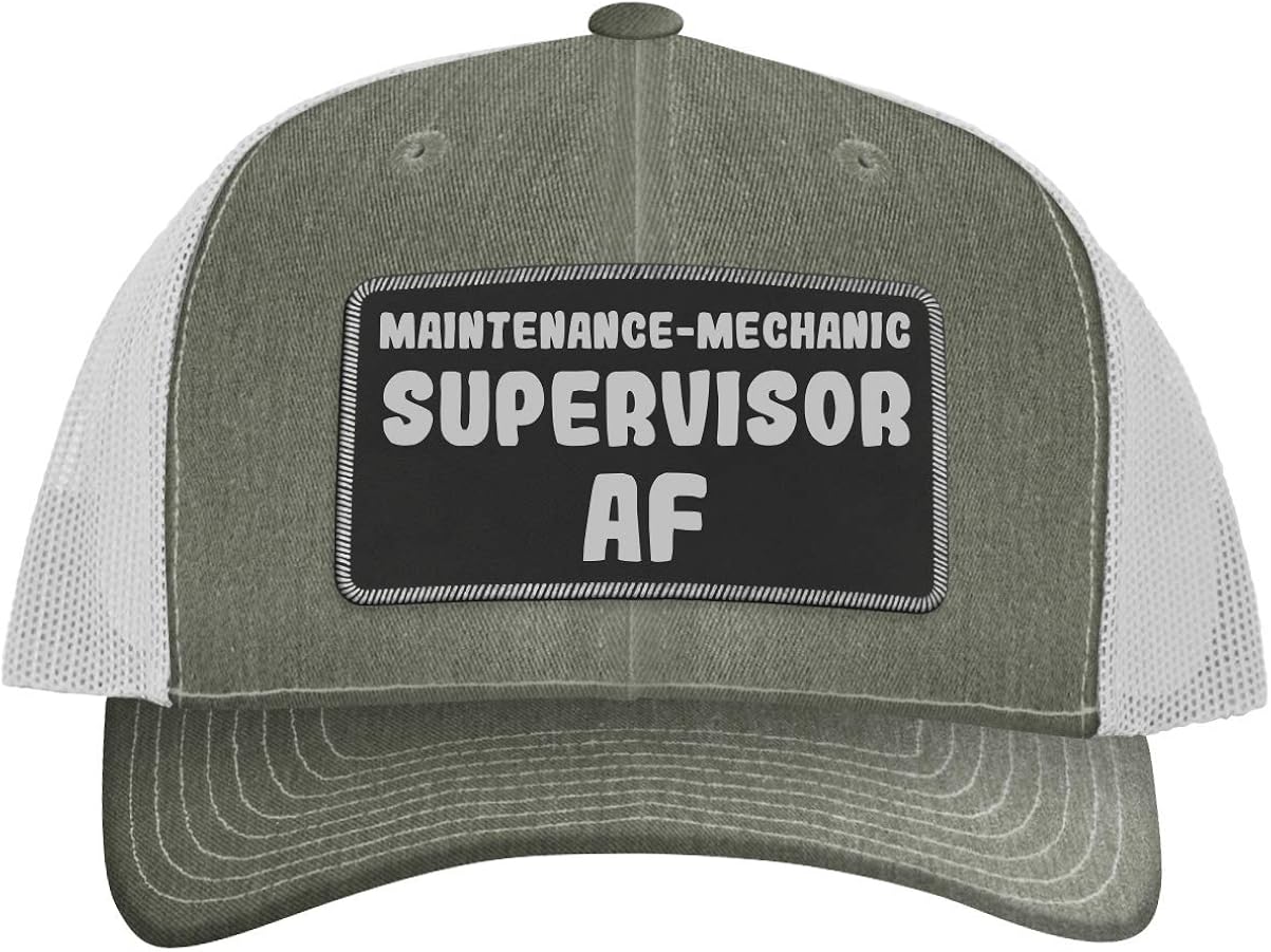 Amazon.com: Maintenance-Mechanic Supervisor AF - Leather Black Patch ...