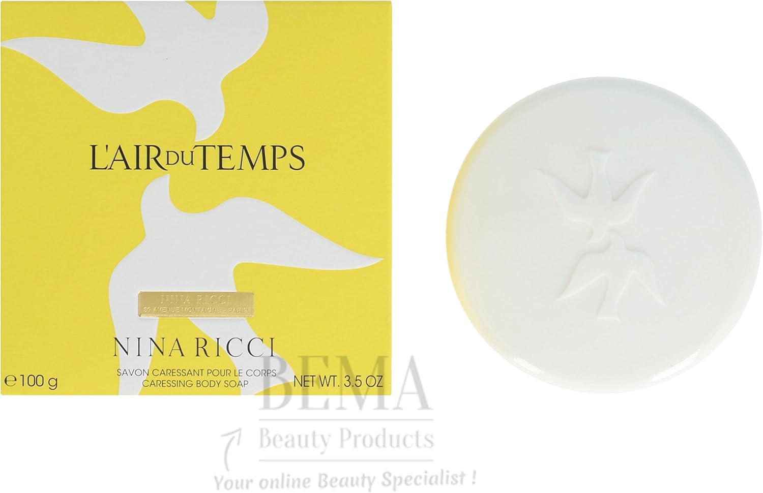 L'Air du Temps by Nina Ricci Soap 100g: Amazon.co.uk: Health & Personal ...