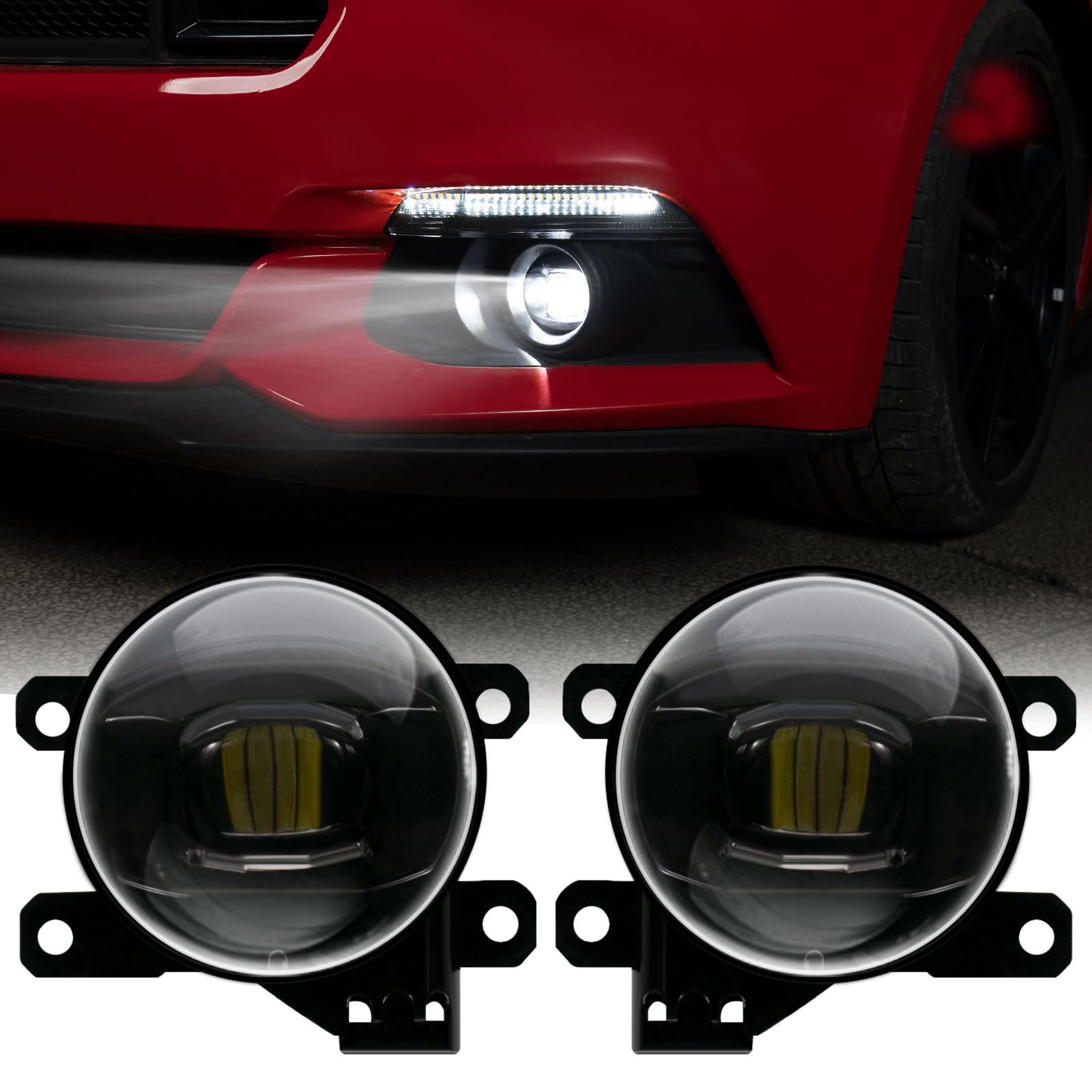 LitMiRaCle LED Fog Light, Modular Bumper Fog Lamps Accessories, Ultra ...