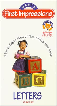 Amazon.com: Baby's First Impressions: Letters [VHS]: Movies & TV