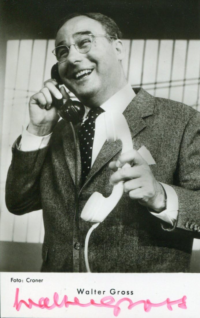 Amazon.com: Walter Gross (+1989) autograph, German actor, signed photo ...