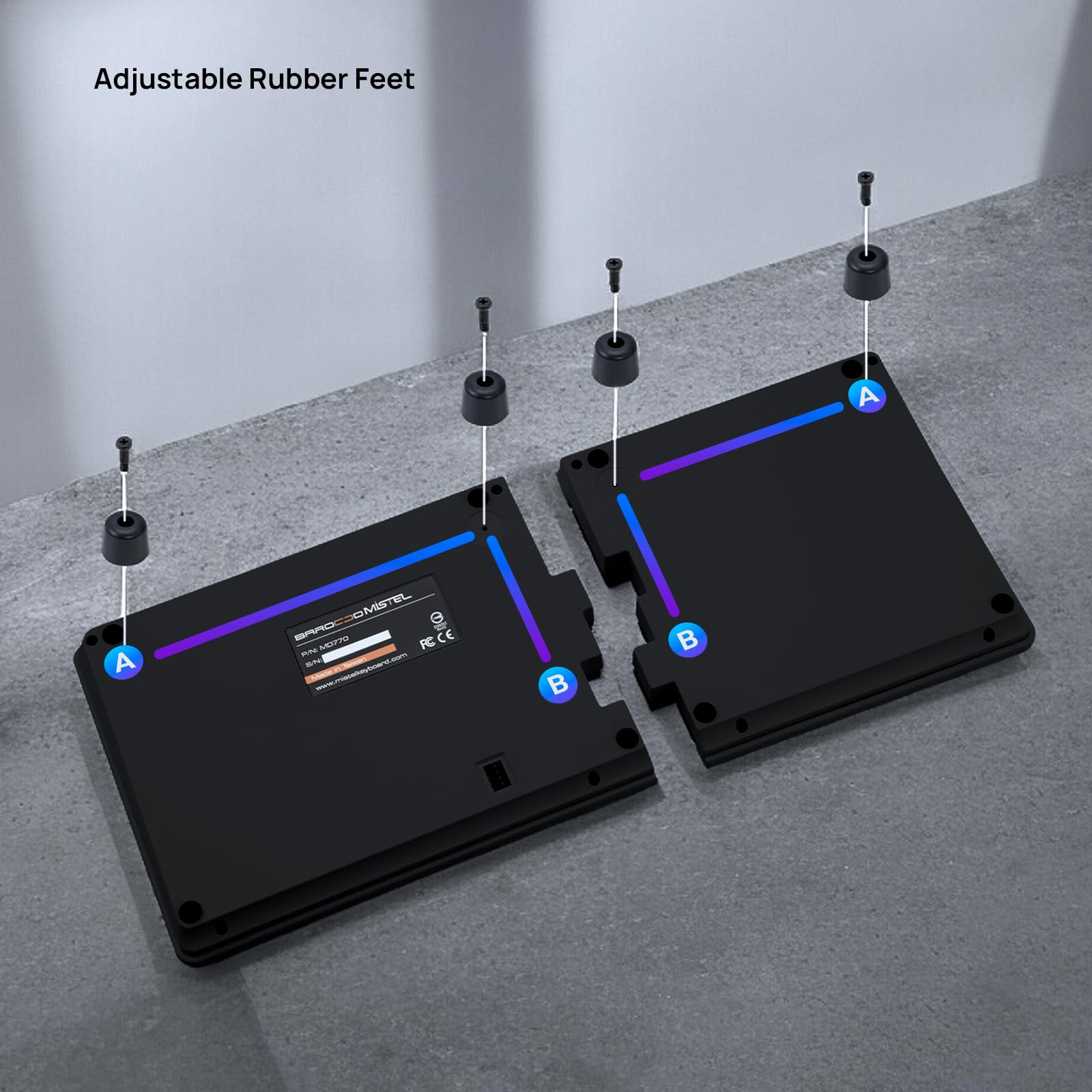 Mua MD770 RGB BT5.0 Glaze Blue TKL Ergonomic Mechanical Keyboard, 75% ...