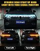 Dynamic Scan Start Up Hood Light Strip Sequential Flowing Turn Signal ...