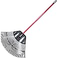 Amazon.com : Bully Tools 92630 Poly Lawn and Leaf Rake with Fiberglass ...