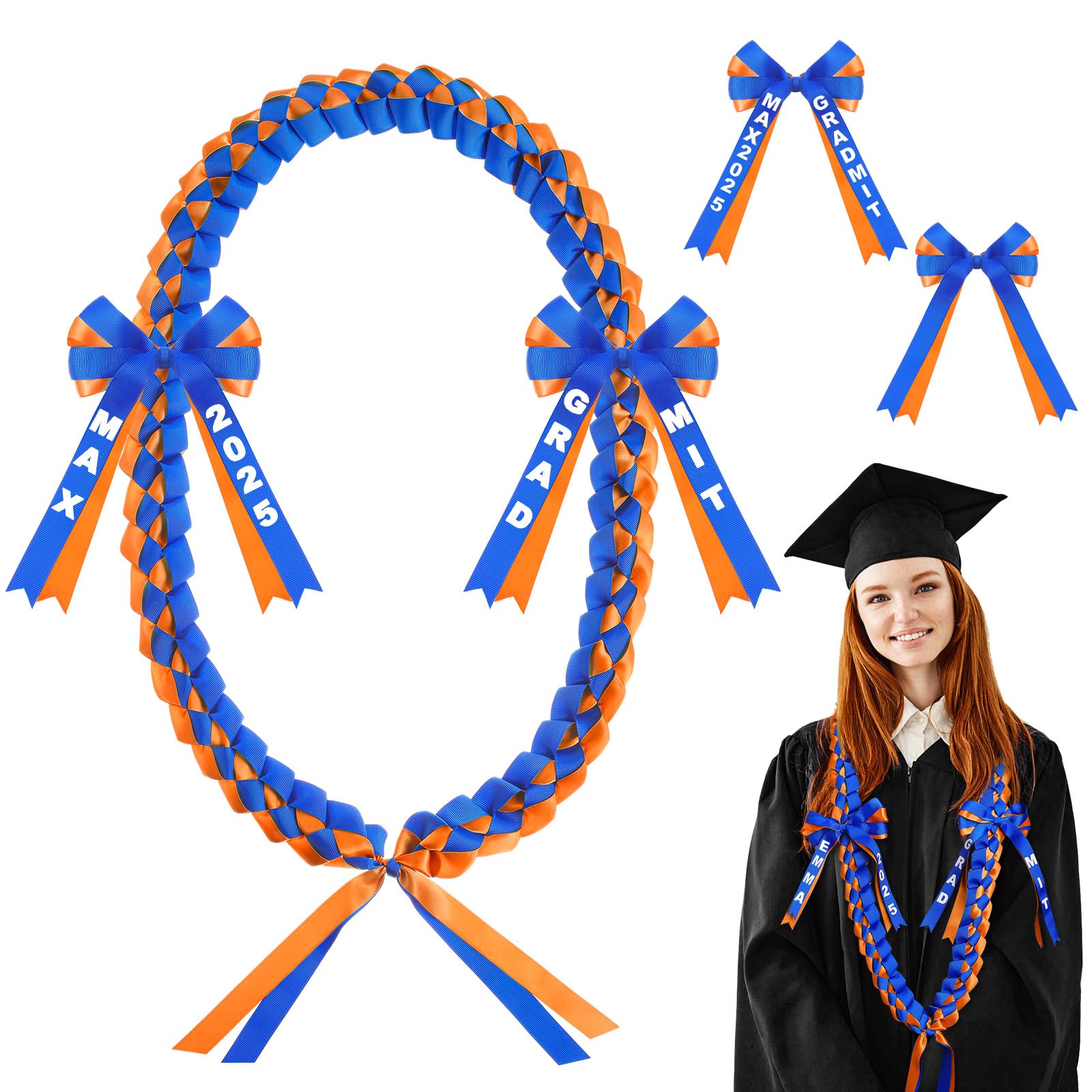 Suncalla Graduation Leis with Bows Class of 2025 DIY Graduation Ribbon ...