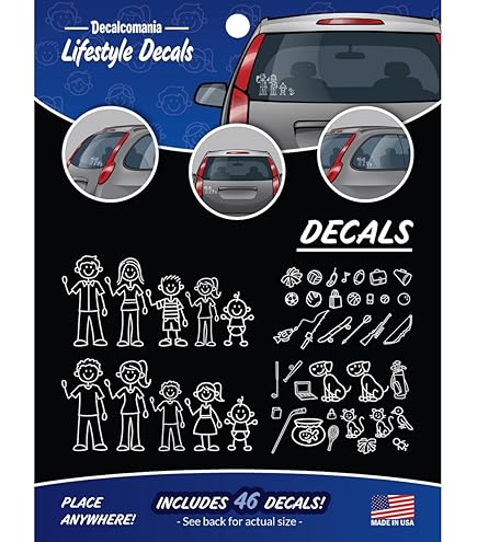 14k Gold Plated Choker Rosie Decals Funny Stick Family Vinyl Decal - 6 ...