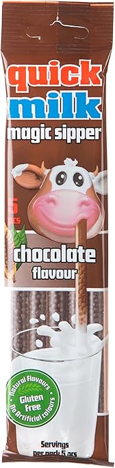 Quick Milk Magic Sippers - Milk Flavouring Straws (Chocolate): Amazon ...