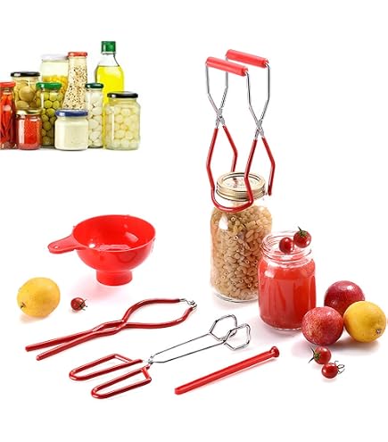 Home Canning Starter Kit 6-Piece Canning Kit With Stainless Steel Tools ...