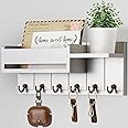Amazon.com: RelaxScene Key Holder Wall Mount - Decorative Key Rack and ...