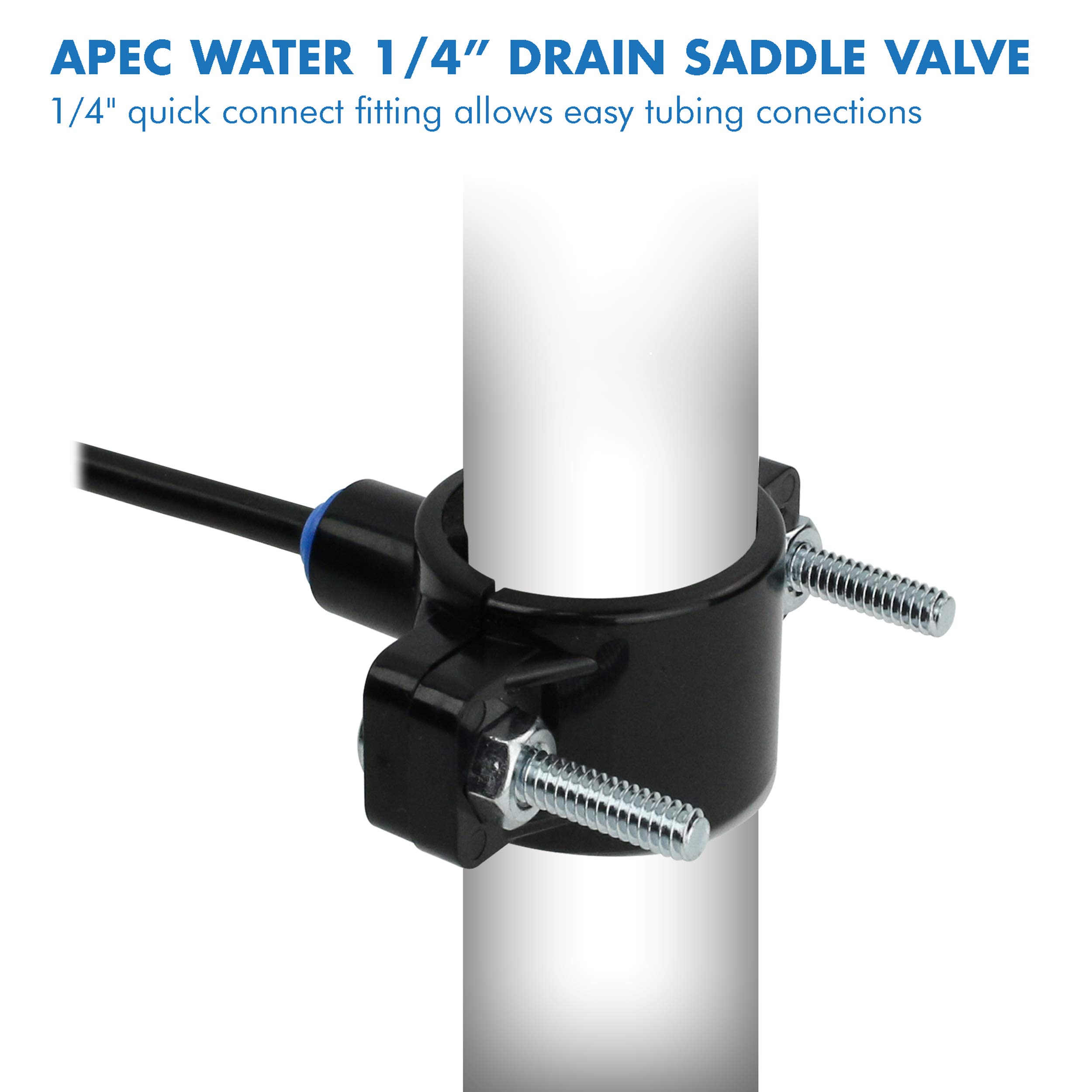 Mua APEC Water Systems Drain Saddle Valve with 1/4" Quick Connect for ...