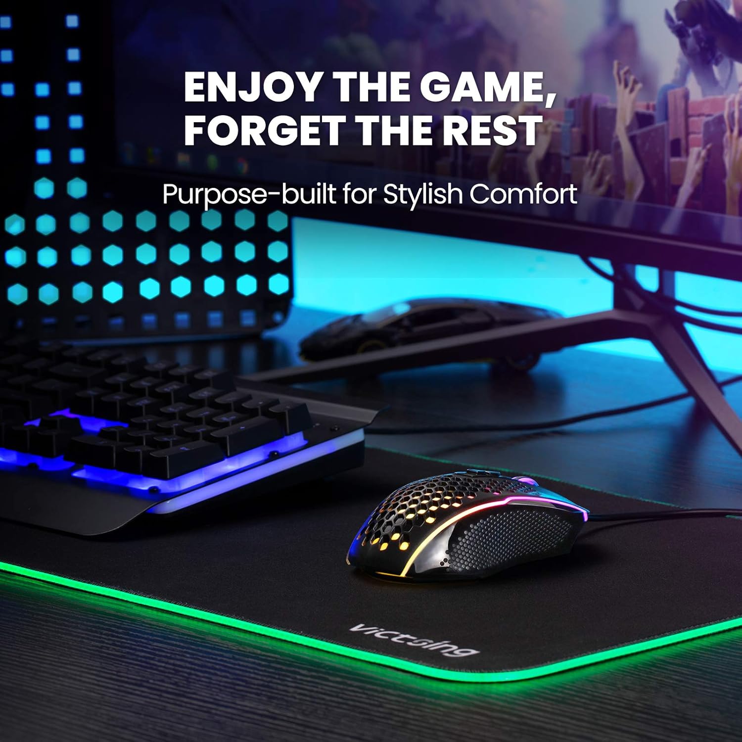 Gaming Mouse, PICTEK RGB Wired Gaming Mouse, 8 Programmable Buttons ...