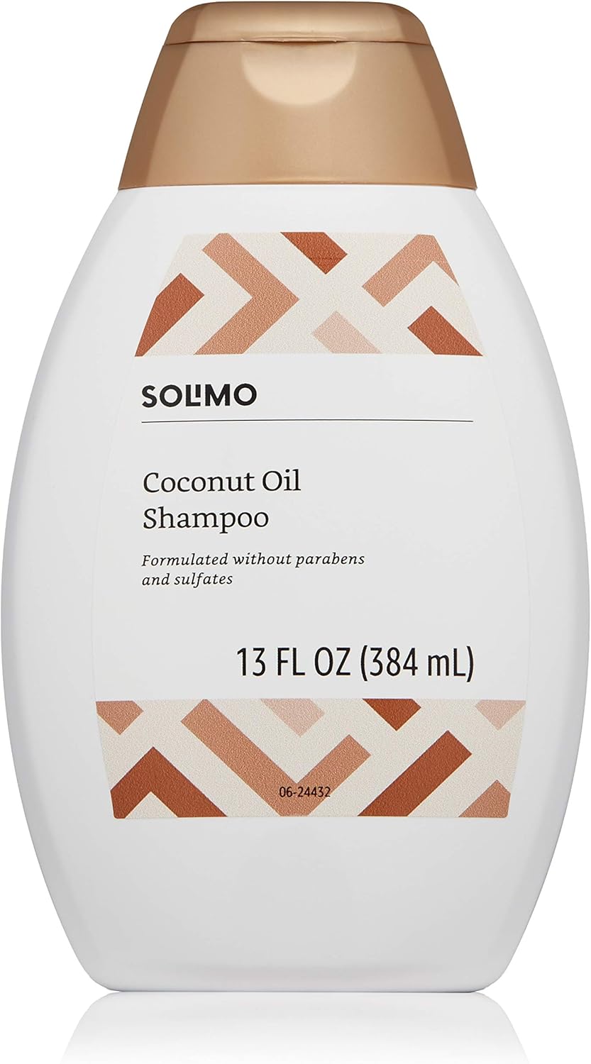 Amazon.com : Amazon Brand - Solimo Coconut Oil Shampoo, 13 fl. Oz ...