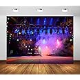 Amazon.com : BELECO 7x5ft Fabric Music Concert Stage Backdrop for ...
