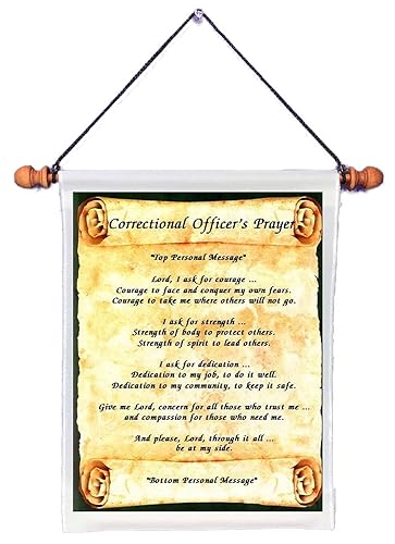 Amazon.com: Correctional Officer's Prayer - Personalized Wall Hanging ...