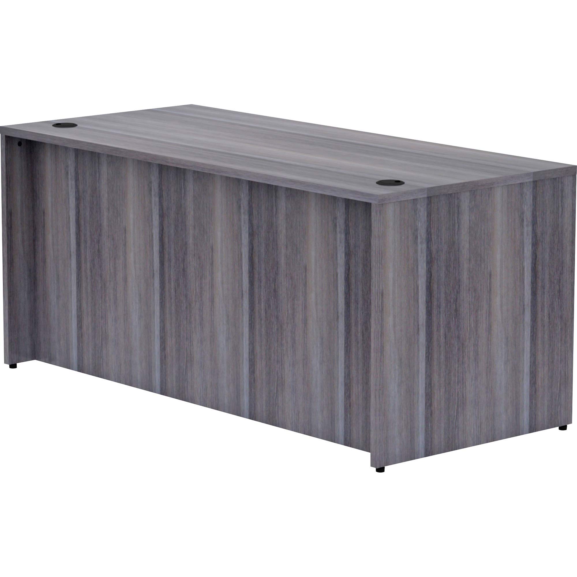 Lorell, LLR69546, Weathered Charcoal Laminate Desk Shell, 1 Each for ...