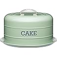 Amazon.com: Kitchen Craft Living Nostalgia Airtight Cake Storage Tin ...