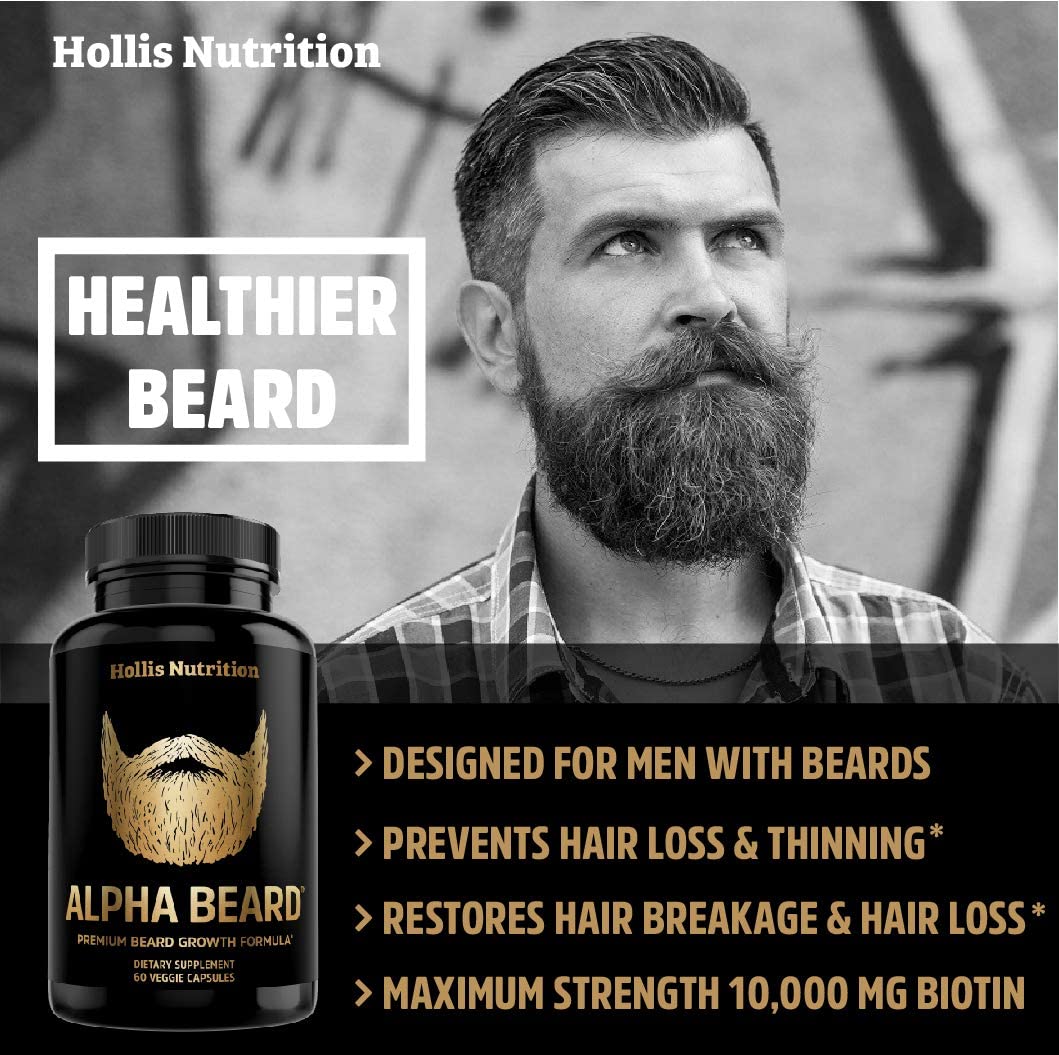 Mua ALPHA BEARD Growth Vitamins | Biotin 10K MCG, Collagen, Keratin ...