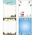 Amazon.com : DUGUTUL 4 Christmas Notepads Holiday Notepads for ...