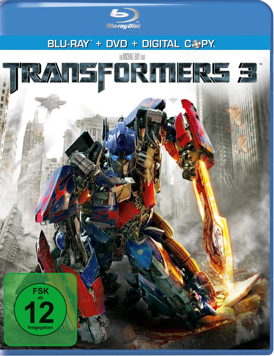 Transformers 3 - Dark of the Moon inkl. DVD & Digital Copy Blu-ray ...