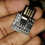 Robodo ATTINY85V2 Digispark ATTiny85 USB Development Board Digistump Mini Arduino Comp: Amazon ...