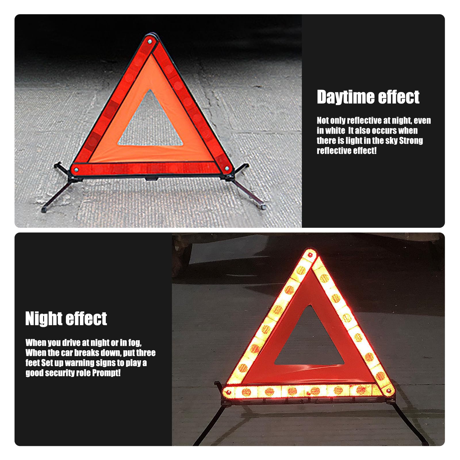 Mua Pack-1 Standard Warning Triangles, Reflective Triangle Emergency ...