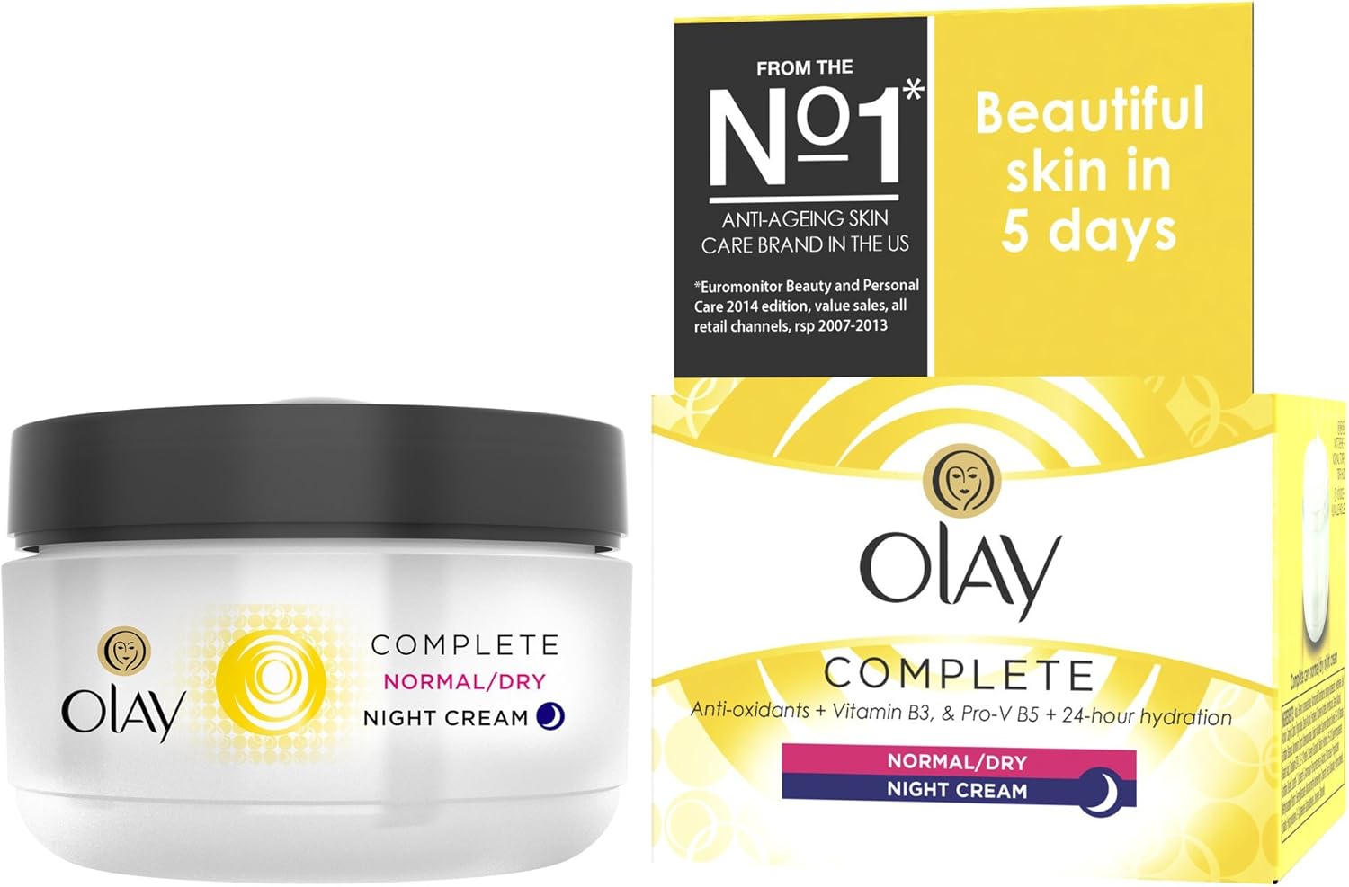 Olay - Essentials, crema cuidado completo de noche, 50 ml: Amazon.es ...