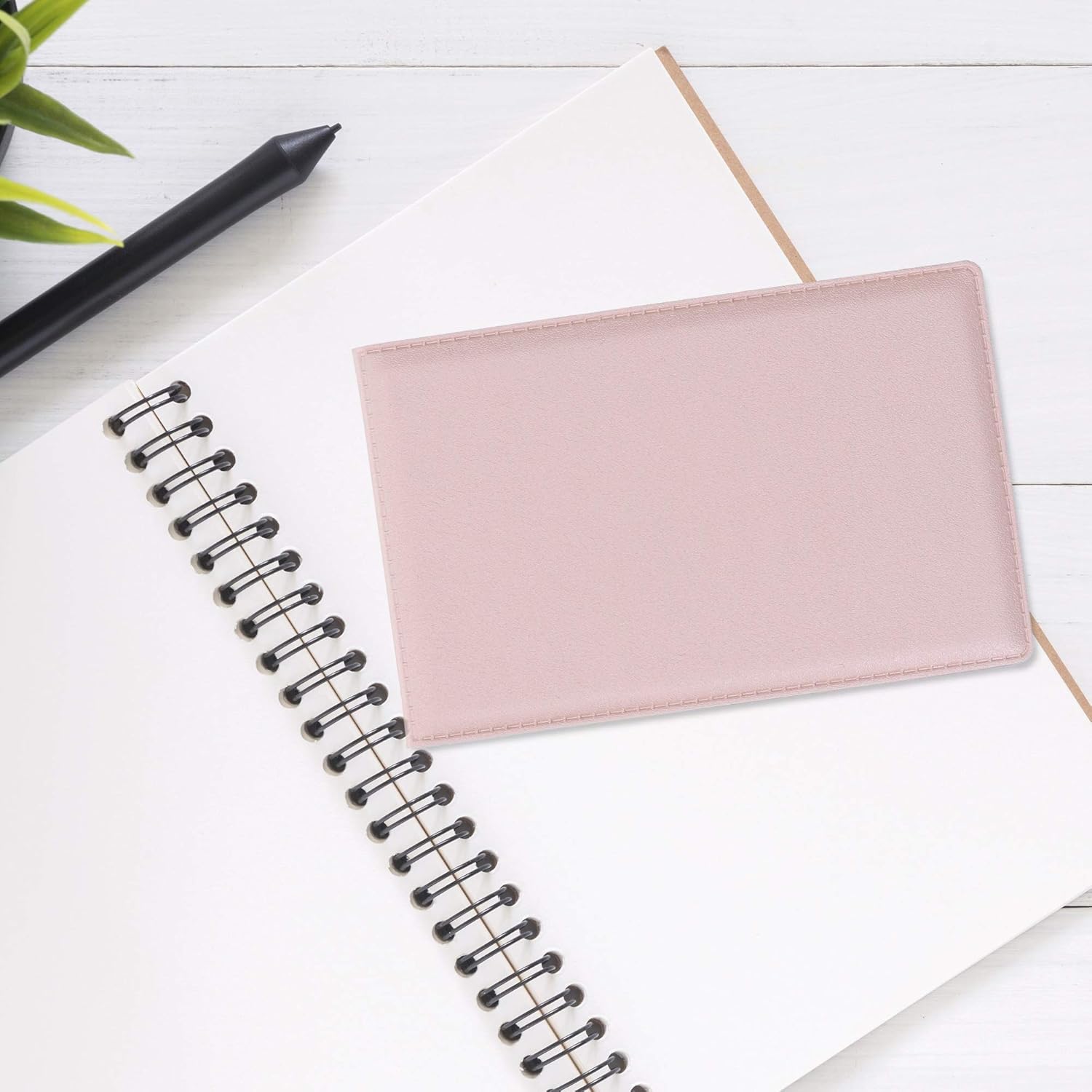 kwmobile Synthetic Leather ID Card Holder – Folding Wallet for Credit ...