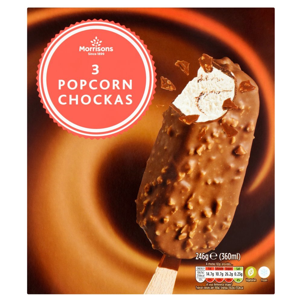 Morrisons 3 Popcorn Chockas, 246 g (Frozen): Amazon.co.uk: Grocery