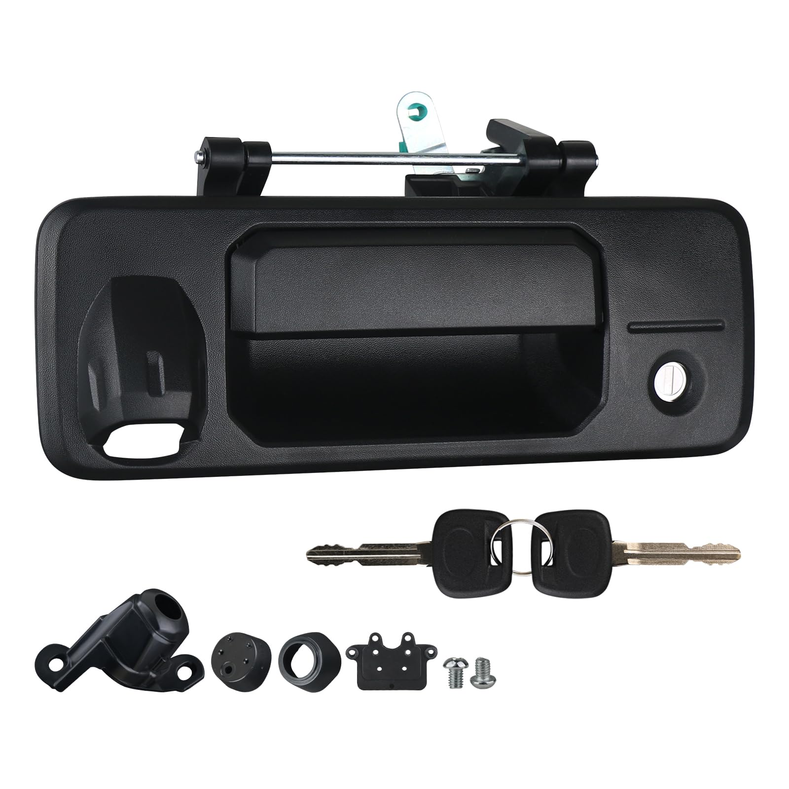omoZone Tailgate Handle with Rear Camera Hole Liftgate Latch Handle ...