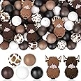 Amazon.com: Whaline 100Pcs Highland Cow Silicone Beads Fall Animal ...