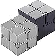 Amazon.com: Black Infinity Cube Mini Gadget Fidgeting Toy to Relieve Stress and Anxiety and ...