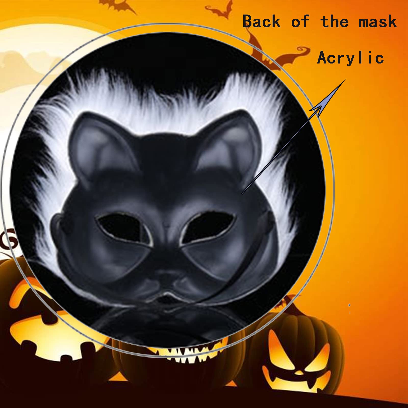 Mua Therian Mask and Tail for Girl Furry Cat Fox Wolf Mask Therian for ...