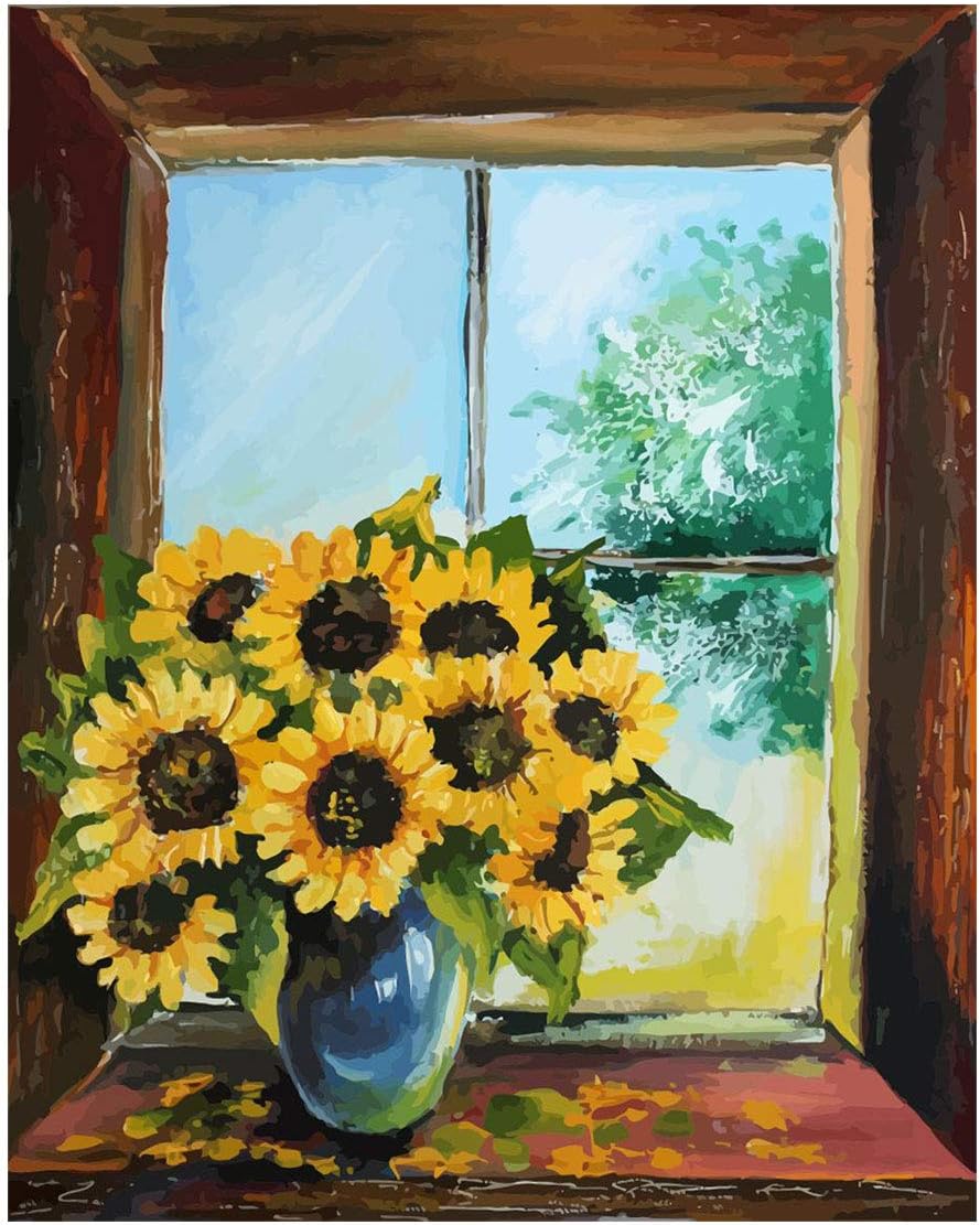 Amazon Yileqi Paint By Numbers For Adults Oil Paint By Number On 