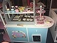 Amazon.com: Wooden Bakery Playset Pretend Stand for Kids - 25 Piece ...