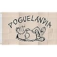 Amazon.com : MAGJIUKE Poguelandia Chicken Flag Tapestry - Funny Outer ...