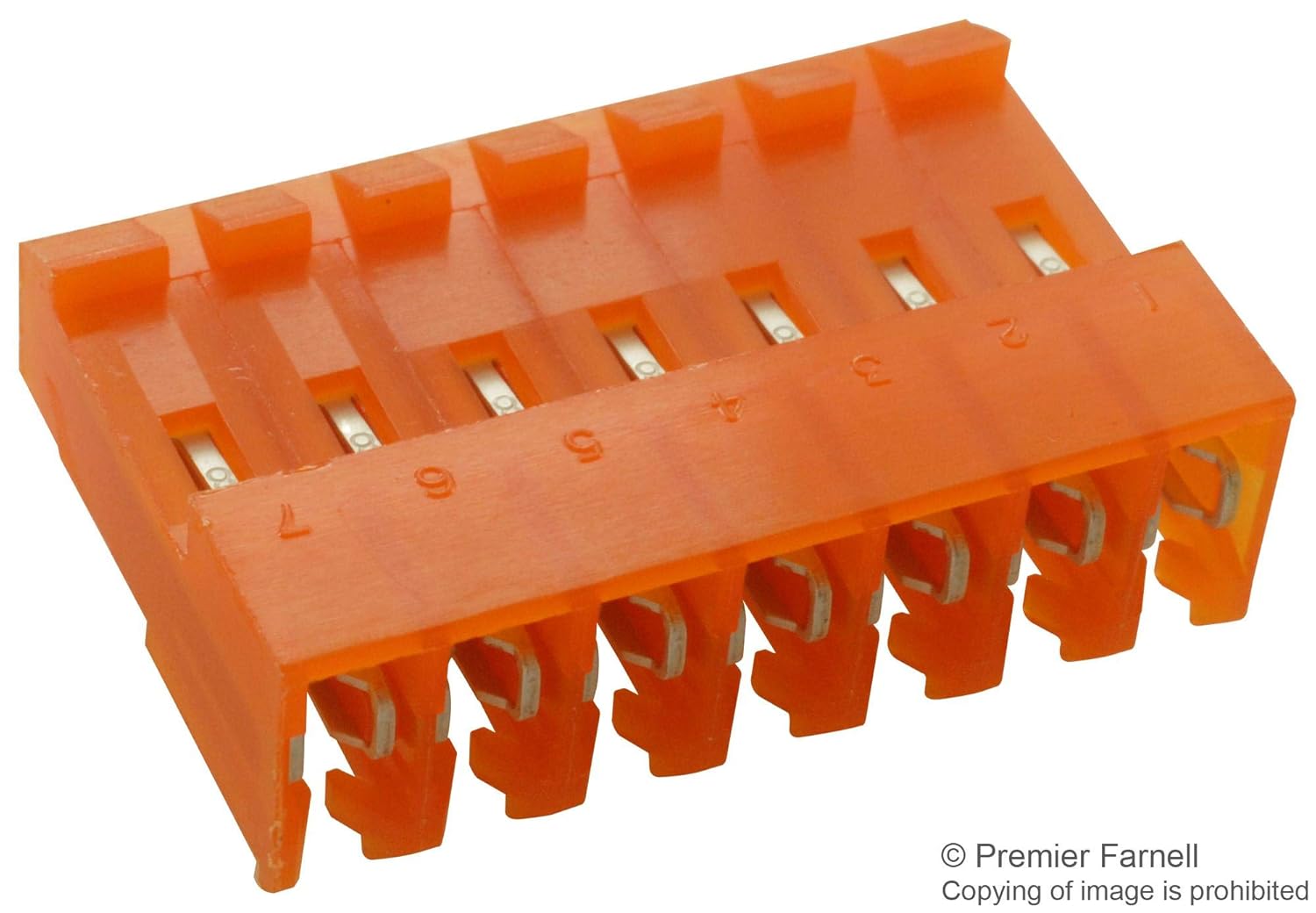 640456-3 2.54 mm Wire-To-Board Connector Pack of 300 3 Contacts Header ...