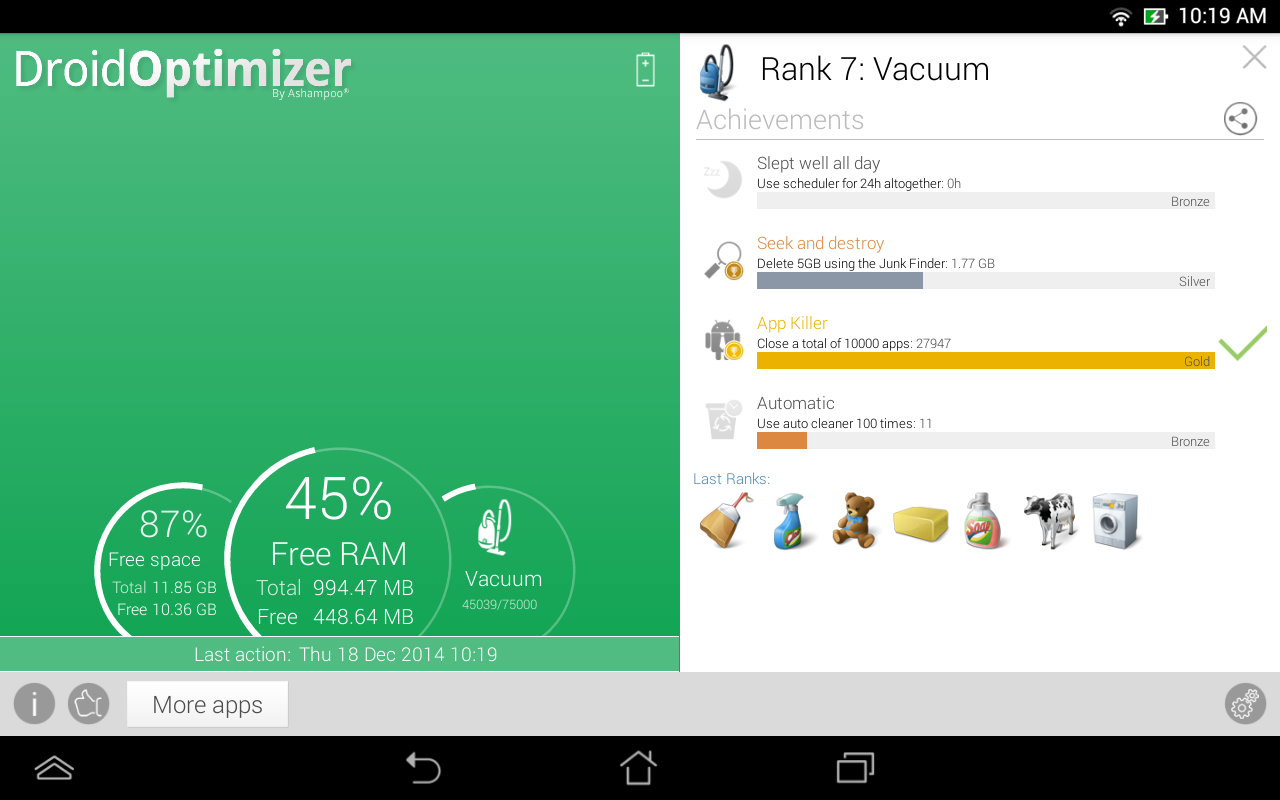 Droid Optimizer:Amazon.de:Appstore for Android