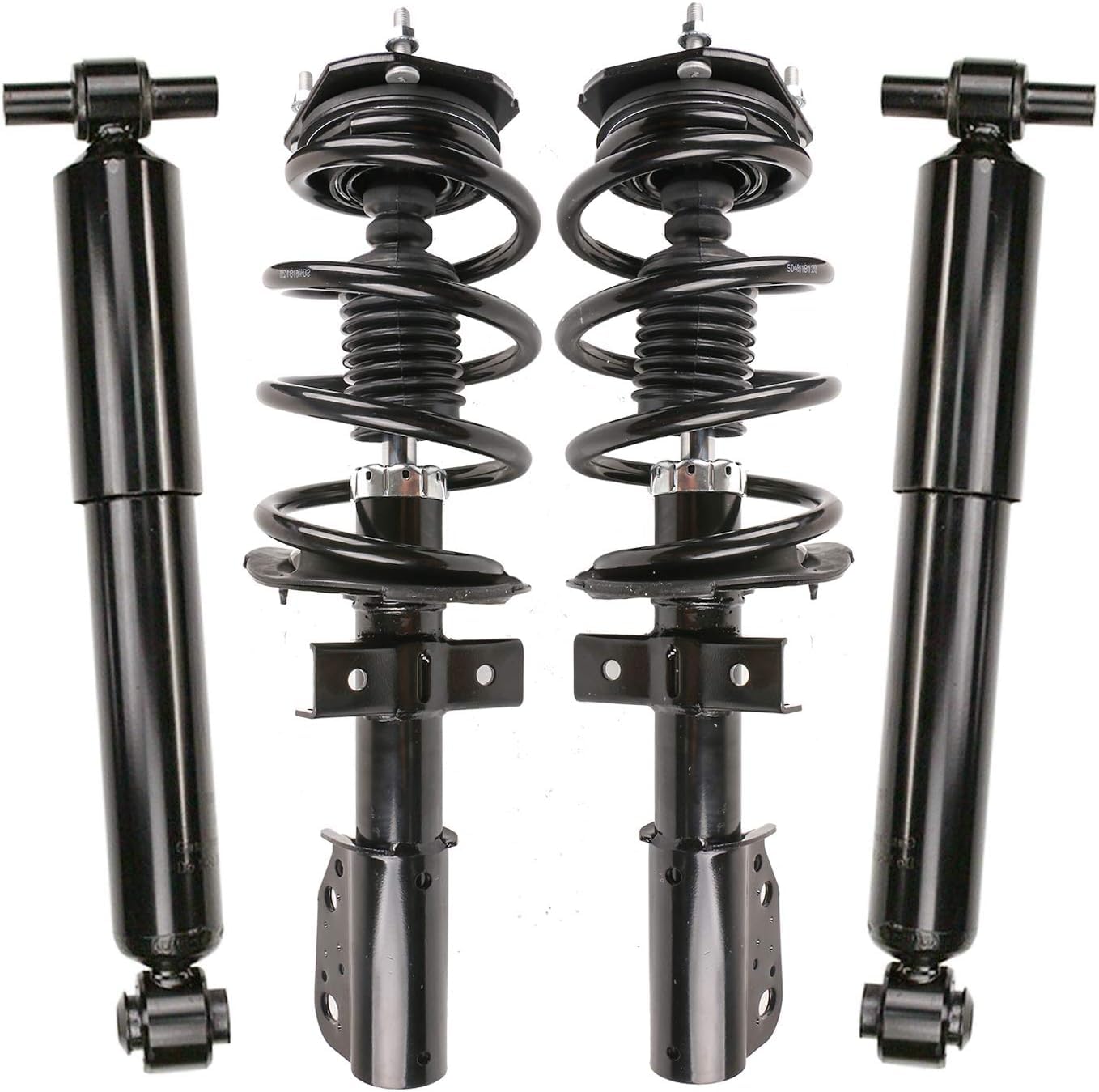 MOSTPLUS 349125 172518 Front Rear Complete Strut Spring Shock Absorber ...