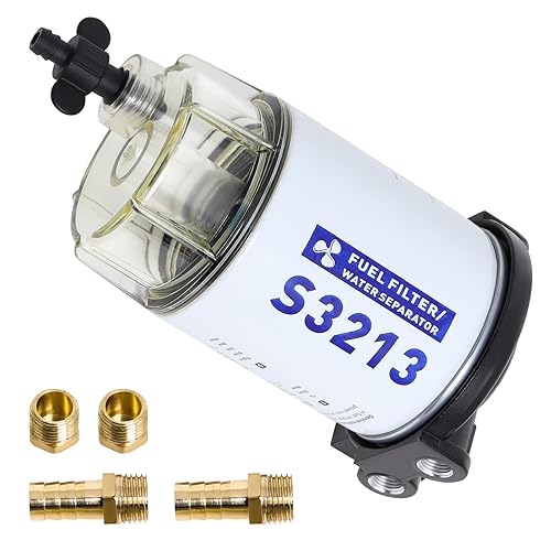 S3213 Fuel Water Separator Filter Assembly Compatible with Marine ...