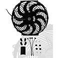 Amazon.com: 16" inch Universal Slim Fan Push Pull Electric Radiator ...