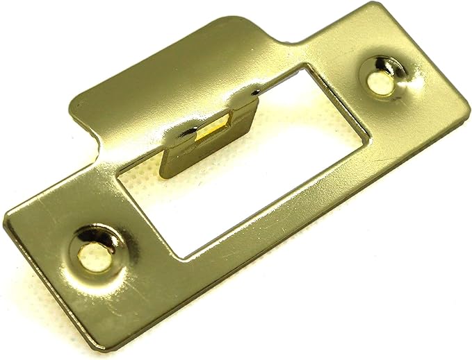 Single Strike Plate for Mortice/Mortise Lock or Tubular Latch. (Brass ...