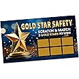 Amazon.com: Gold Star Safety Scratch Off Cards (100 Cards) - Workplace ...