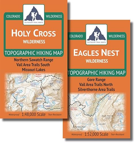 Vail Area Hiking Map Pack: Eagles Nest and Holy Cross Wilderness Topographic Maps in Oman ...