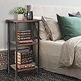 Amazon.com: Peohud 3 Tier End Table, 30 Inch Tall Side Table, Rustic ...