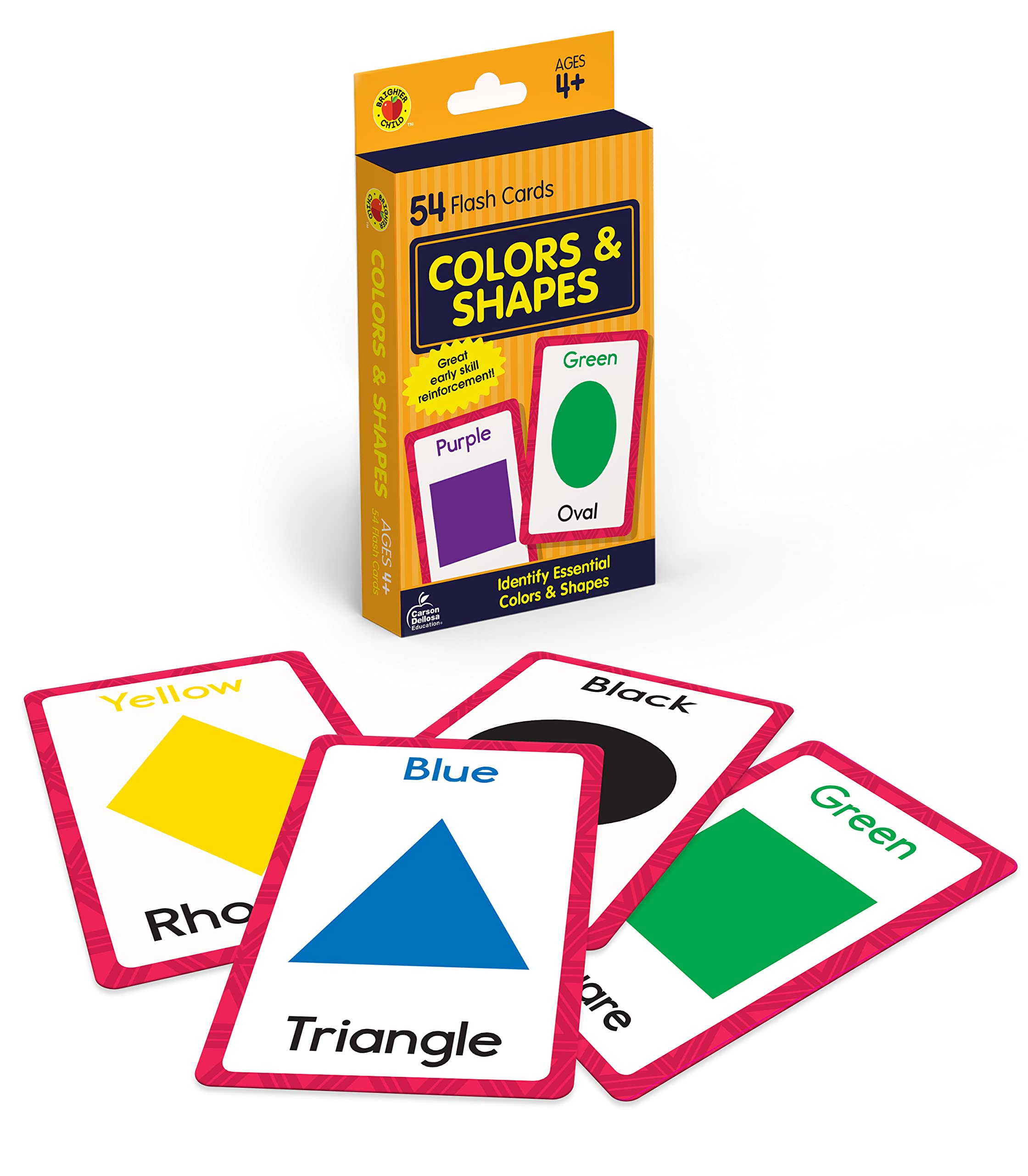 Mua Carson Dellosa Colors And Shapes Flash Cards For Toddlers 2 4 Years