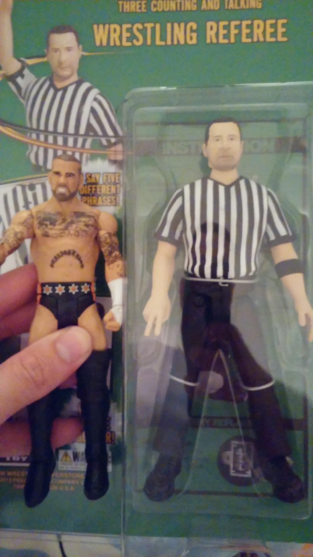 $5/mo - Finance Counting and Talking Wrestling Referee Action Figure ...